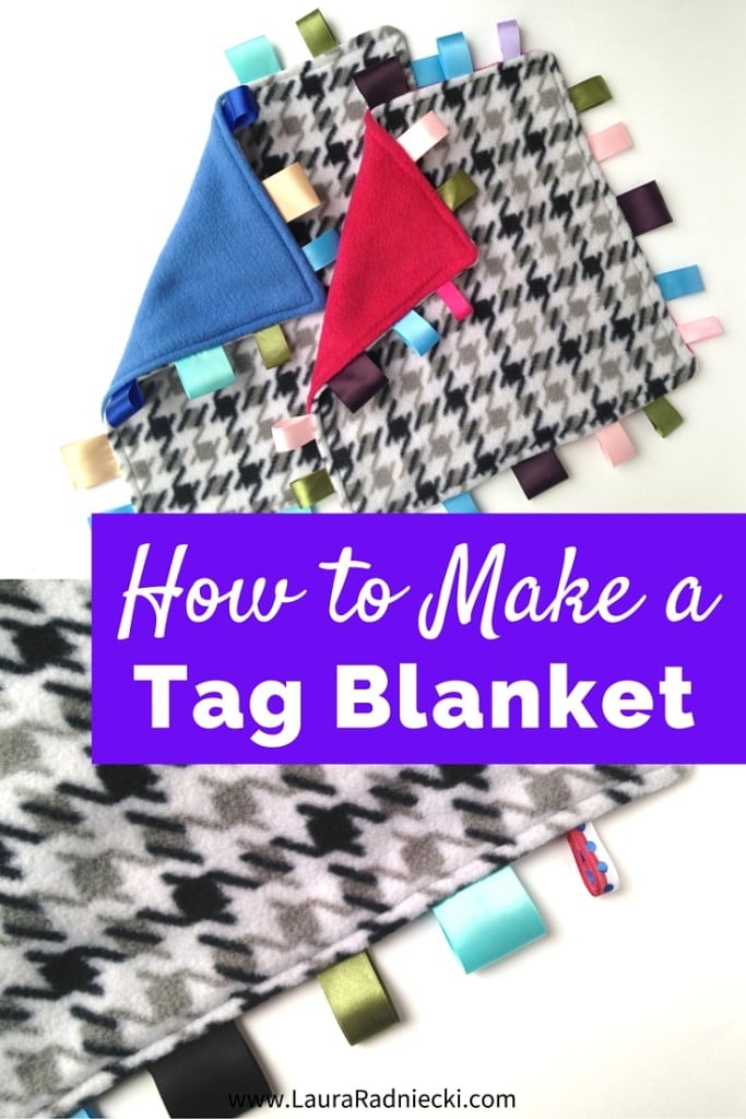 How to Make a Tag Blanket | DIY Tutorial for a Taggie Blanket Lookalike