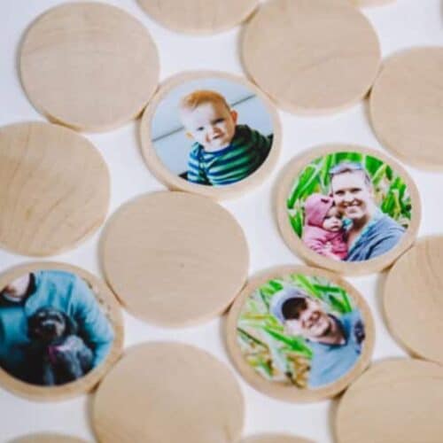 How to Make a DIY Photo Memory Match Game | Toddler and Kids Crafts ...