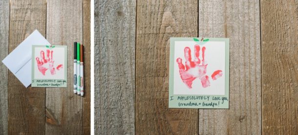 I APPLEsolutely Love You | Kids Handprint Art | Kids Crafts Ideas
