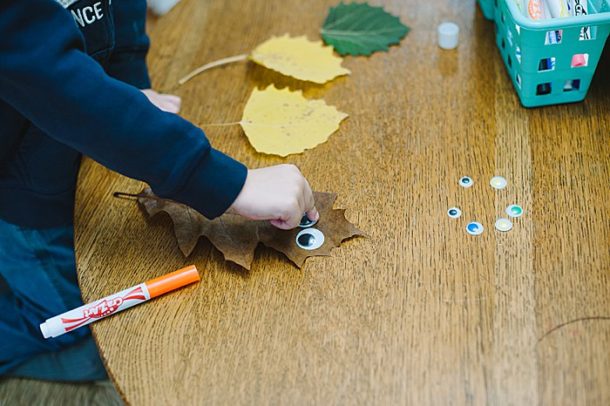 Leaf Monster Craft for Kids | Easy DIY Leaf Puppets