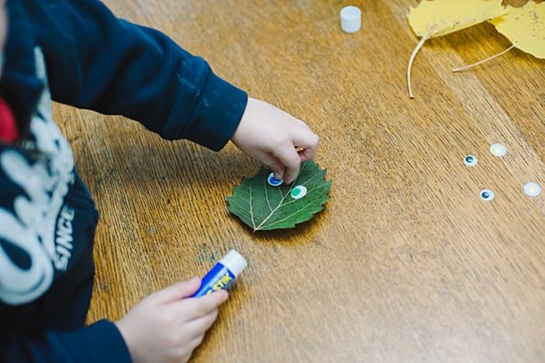 Leaf Monster Craft for Kids | Easy DIY Leaf Puppets