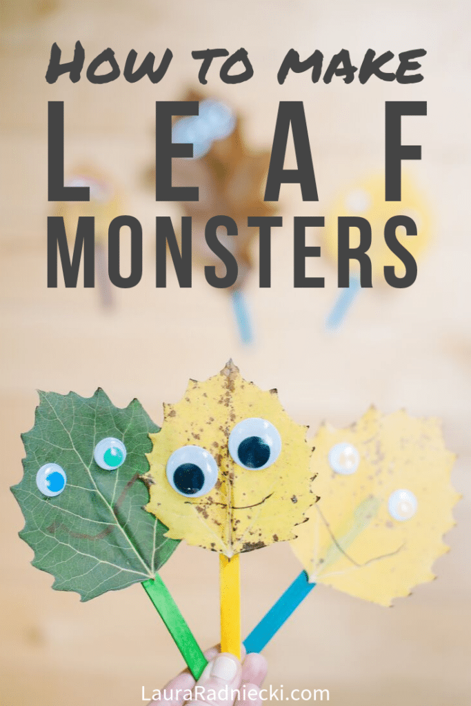 Leaf Monster Craft for Kids | Easy DIY Leaf Puppets