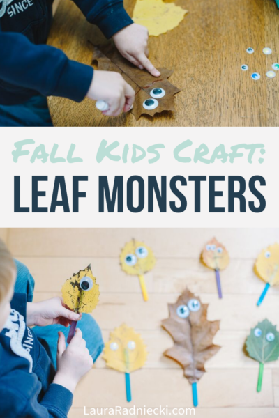 Leaf Monster Craft for Kids | Easy DIY Leaf Puppets