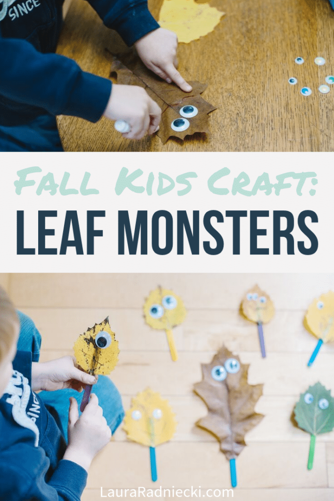 Leaf Monster Craft for Kids | Easy DIY Leaf Puppets