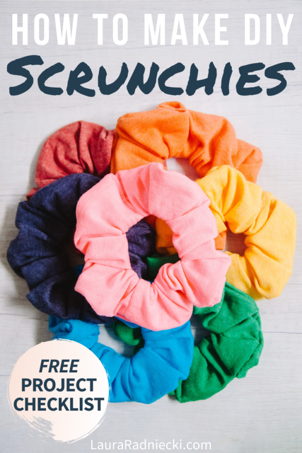 How to Make DIY Scrunchies | An Easy Step by Step Scrunchie Tutorial