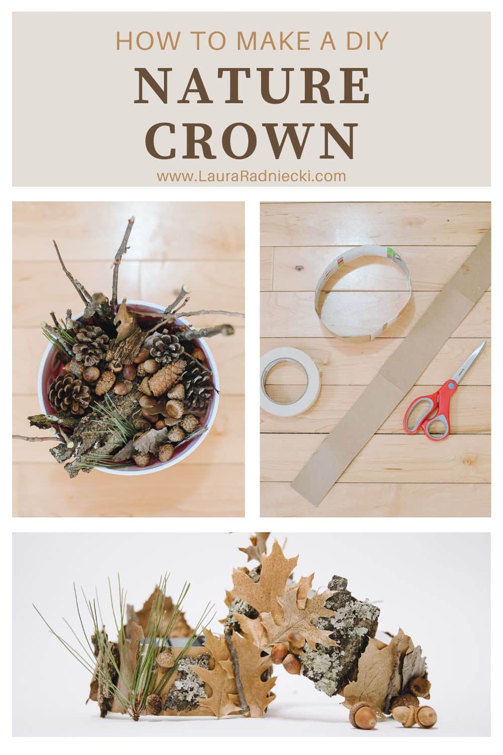 How to Make a DIY Nature Crown for Kids | Easy Nature Activities for Kids