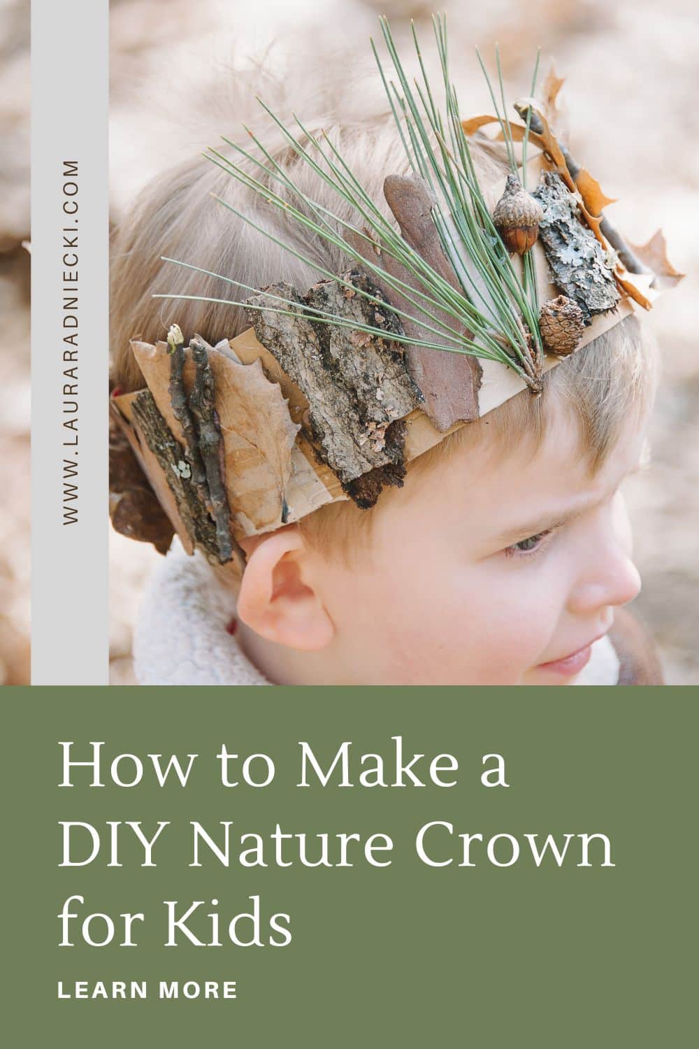 How to Make a DIY Nature Crown for Kids | Easy Nature Activities for Kids