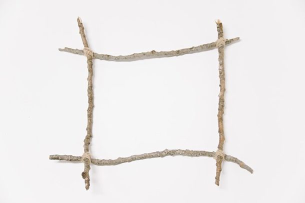 DIY Picture Frame Made with Sticks | Stick Craft Ideas