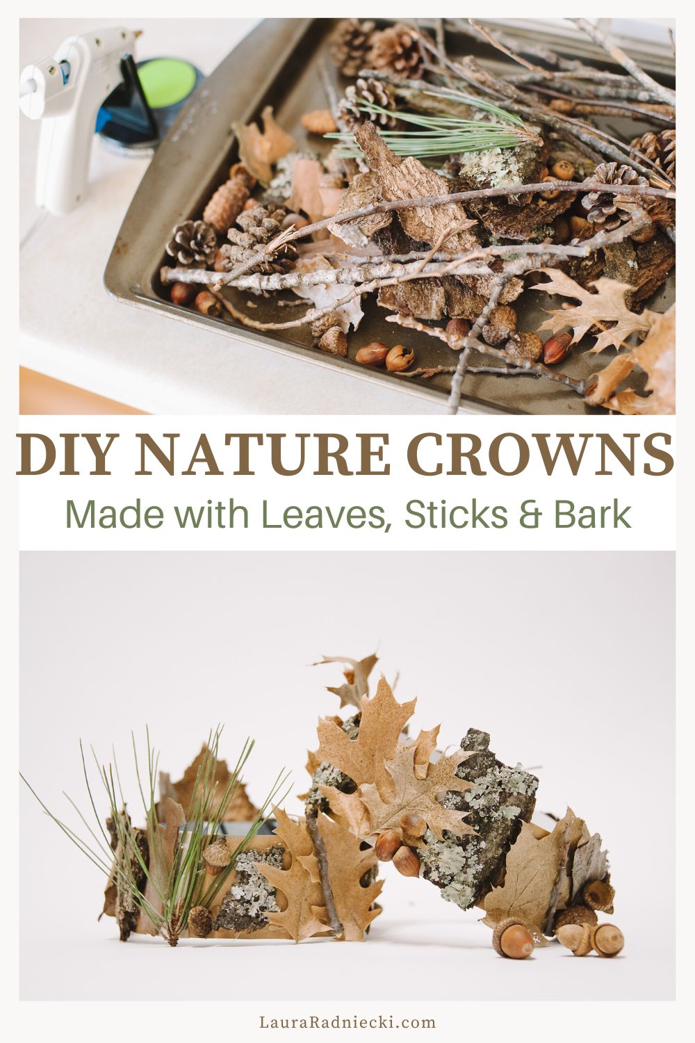 How to Make a DIY Nature Crown for Kids | Easy Nature Activities for Kids