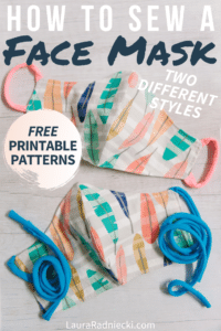 How to Sew a DIY Face Mask with Pattern | Reversible, Two Styles