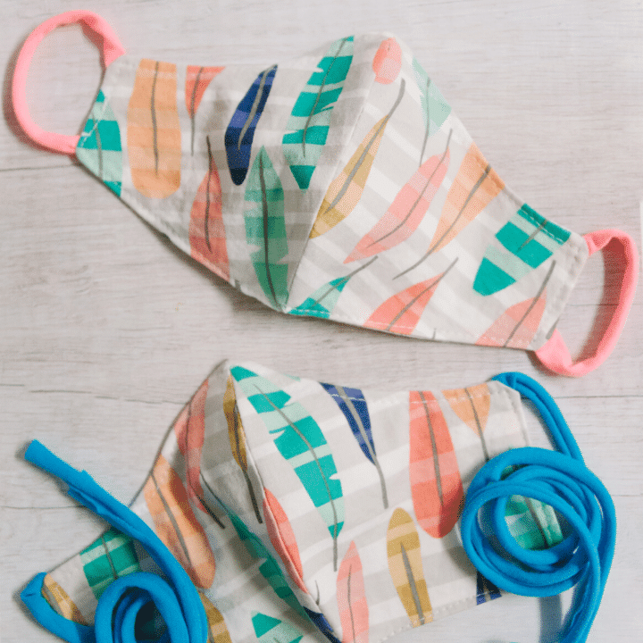 How to Sew a DIY Face Mask with Pattern | Reversible, Two Styles