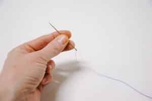 How to Thread a Needle and Tie a Knot for Hand Sewing