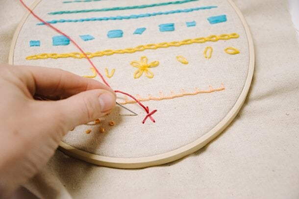 14 Types of Embroidery Stitches | Basic Embroidery Stitch Guide