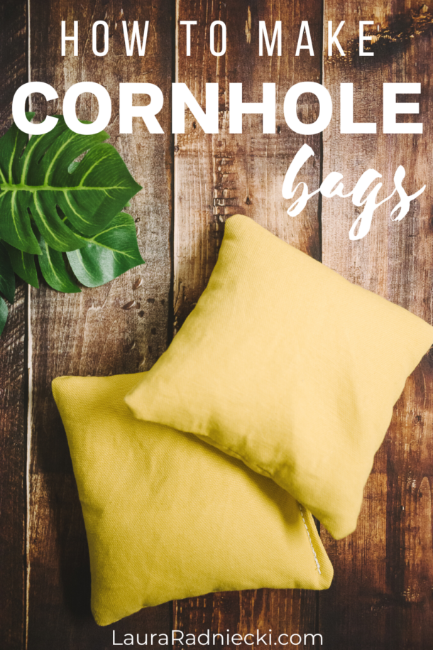 How to Make Cornhole Bags | Cornhole Bags DIY