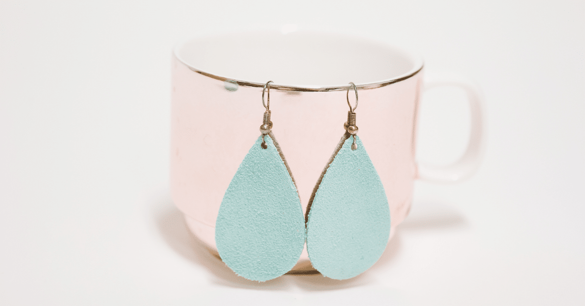 How to Make Leather Earrings | DIY Leather Earring Template Free ...