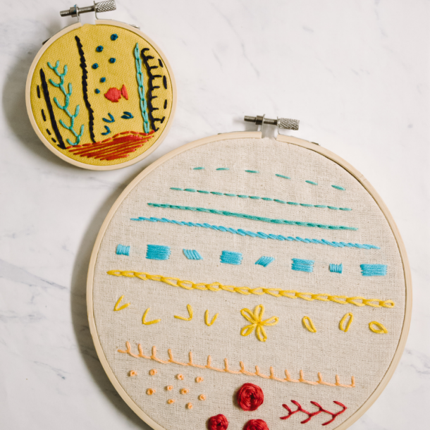 How to Display Embroidery Projects | How to Frame Embroidery in Hoop