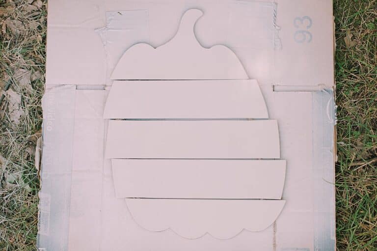 DIY Farmhouse Pumpkin Sign from Dollar Tree