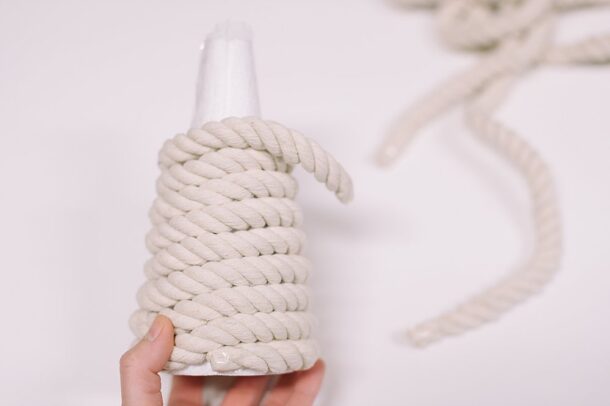 How to Make DIY Christmas Trees with Rope, Jute, Twine, and Yarn