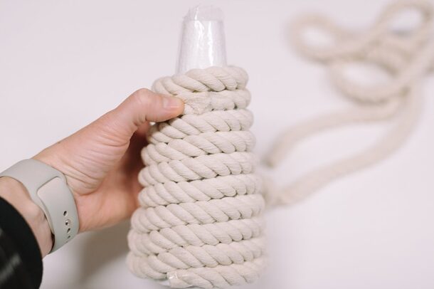 How to Make DIY Christmas Trees with Rope, Jute, Twine, and Yarn