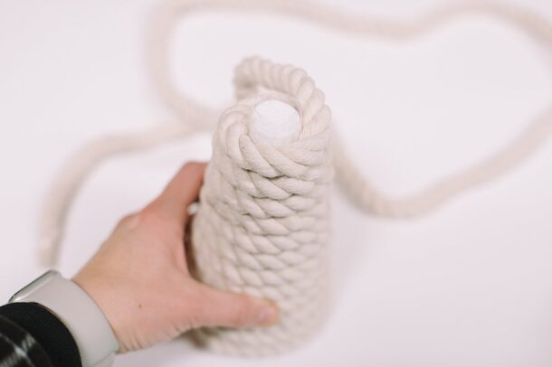 How to Make DIY Christmas Trees with Rope, Jute, Twine, and Yarn