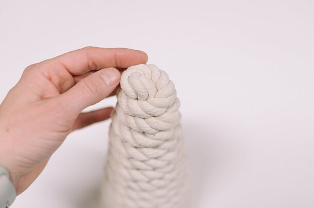 How to Make DIY Christmas Trees with Rope, Jute, Twine, and Yarn