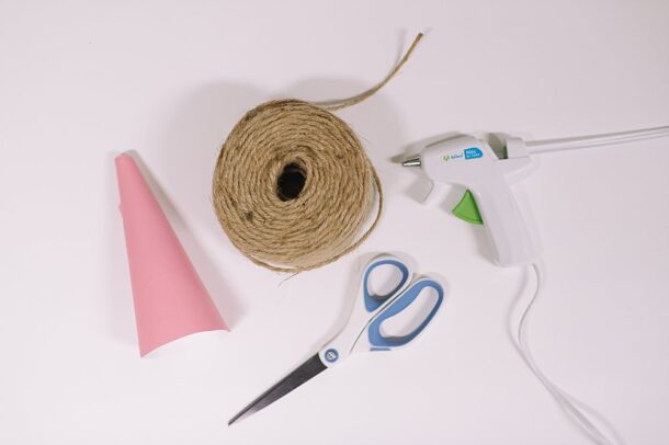 How to Make DIY Christmas Trees with Rope, Jute, Twine, and Yarn