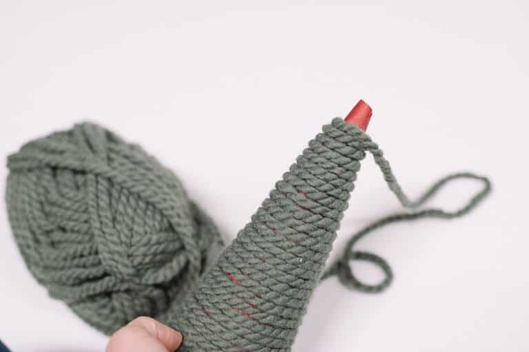 How to Make DIY Christmas Trees with Rope, Jute, Twine, and Yarn