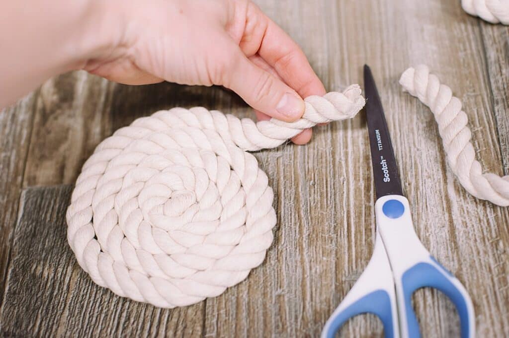 How to Make a Rope Coaster | DIY Rope Trivet