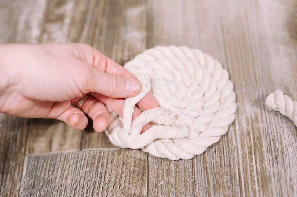 How to Make a Rope Coaster | DIY Rope Trivet
