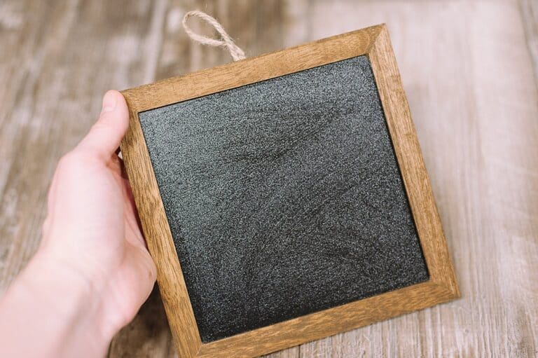 DIY Mini Wooden Chalkboards | Stained Wood Chalkboard Sign