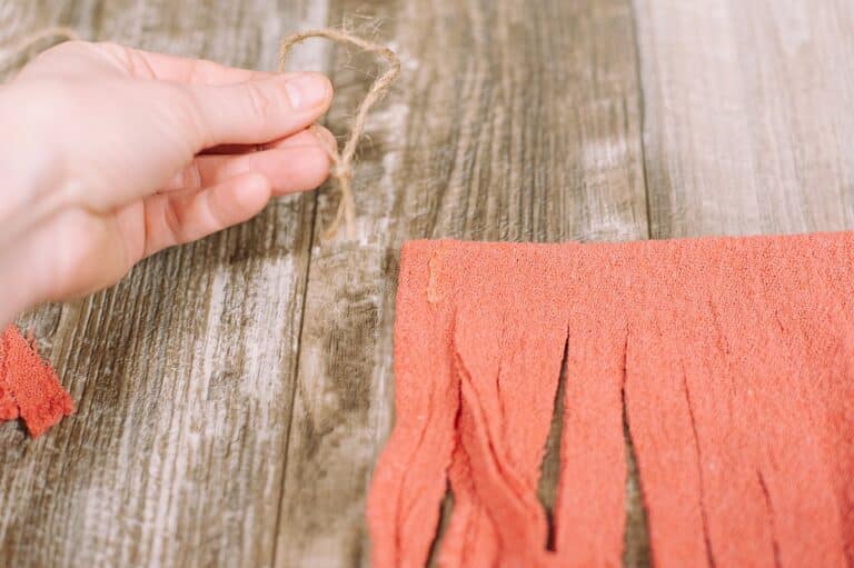 How to Make Fabric Tassels Using Fabric Shop Towels