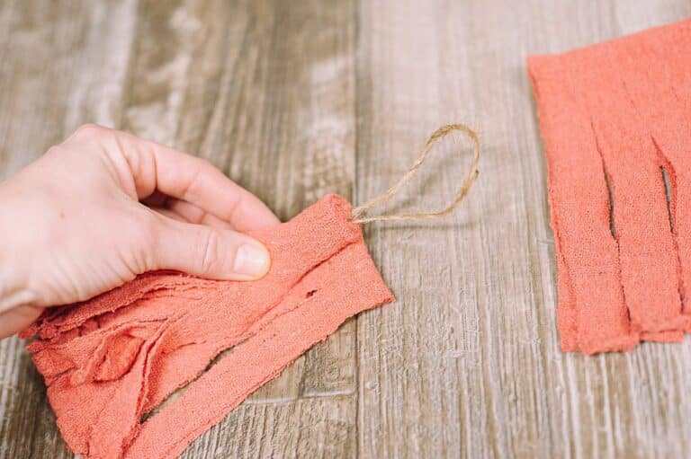 How to Make Fabric Tassels Using Fabric Shop Towels
