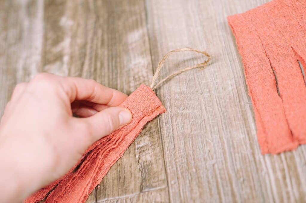 How to Make Fabric Tassels Using Fabric Shop Towels