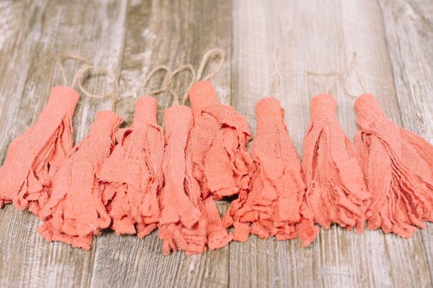 How to Make Fabric Tassels Using Fabric Shop Towels