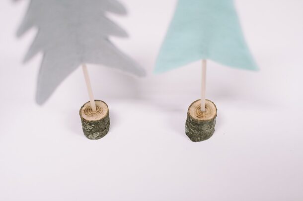How to Make Felt Trees for the Holidays | Scandinavian Decor