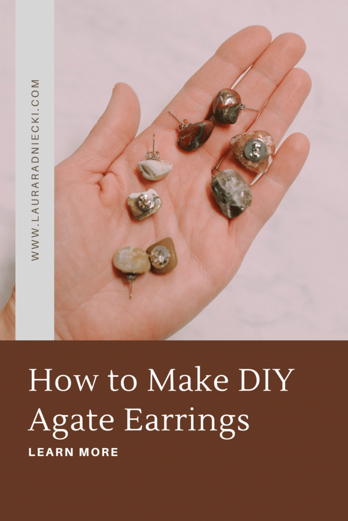 How to Make Agate Earrings | DIY Agate Jewelry
