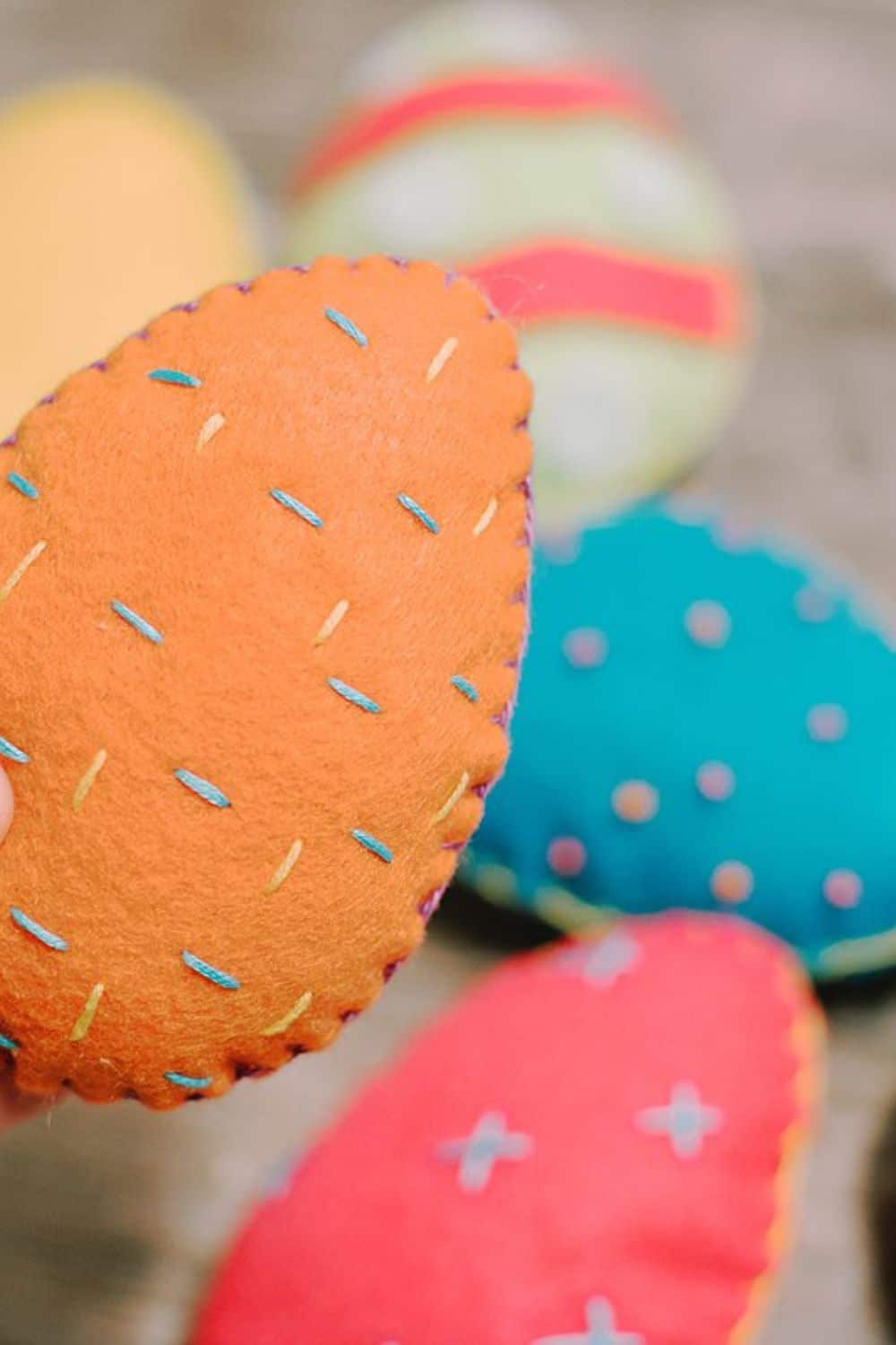 How to Make Felt Easter Eggs | Easy Kids Craft Idea for Spring