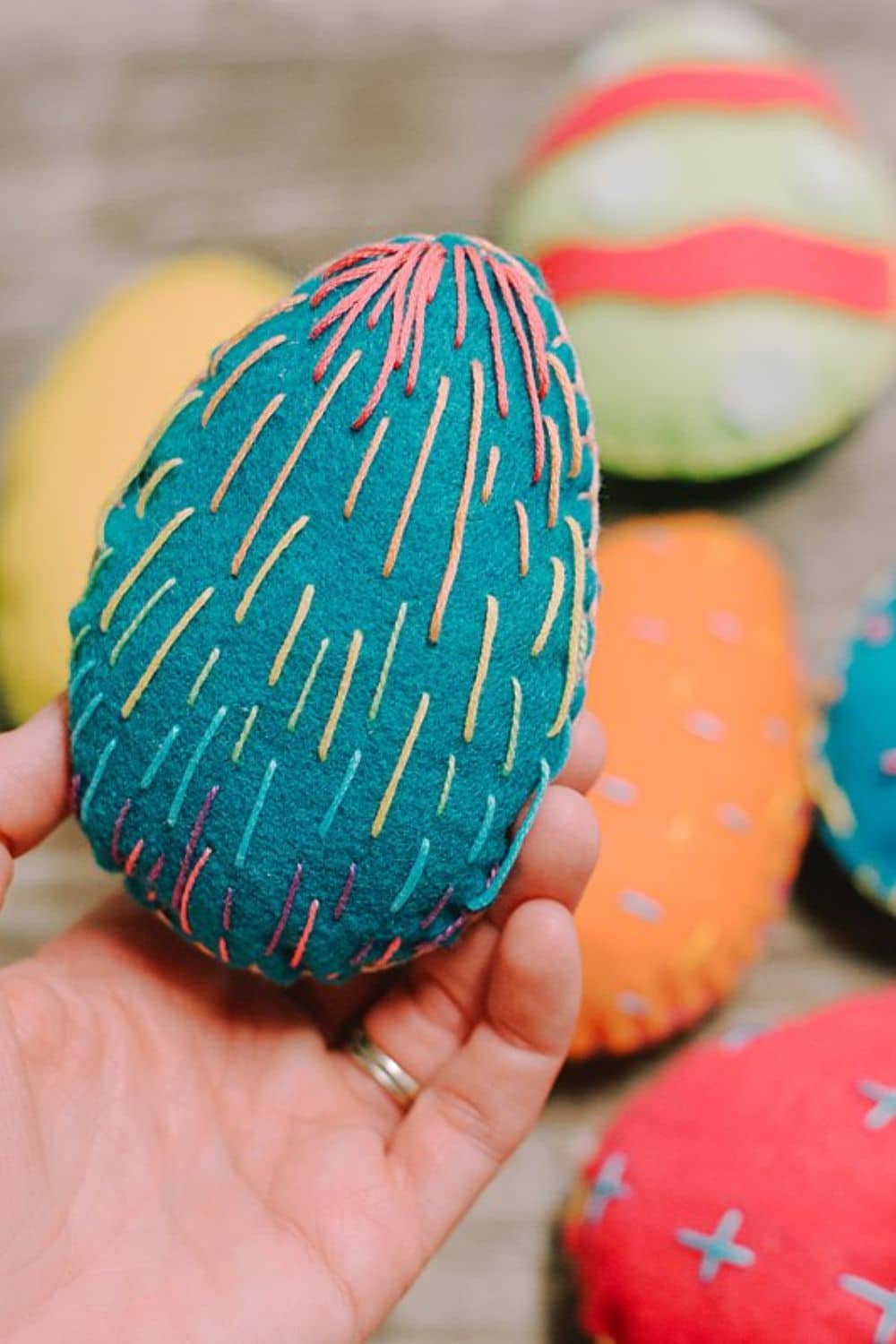 How to Make Felt Easter Eggs | Easy Kids Craft Idea for Spring