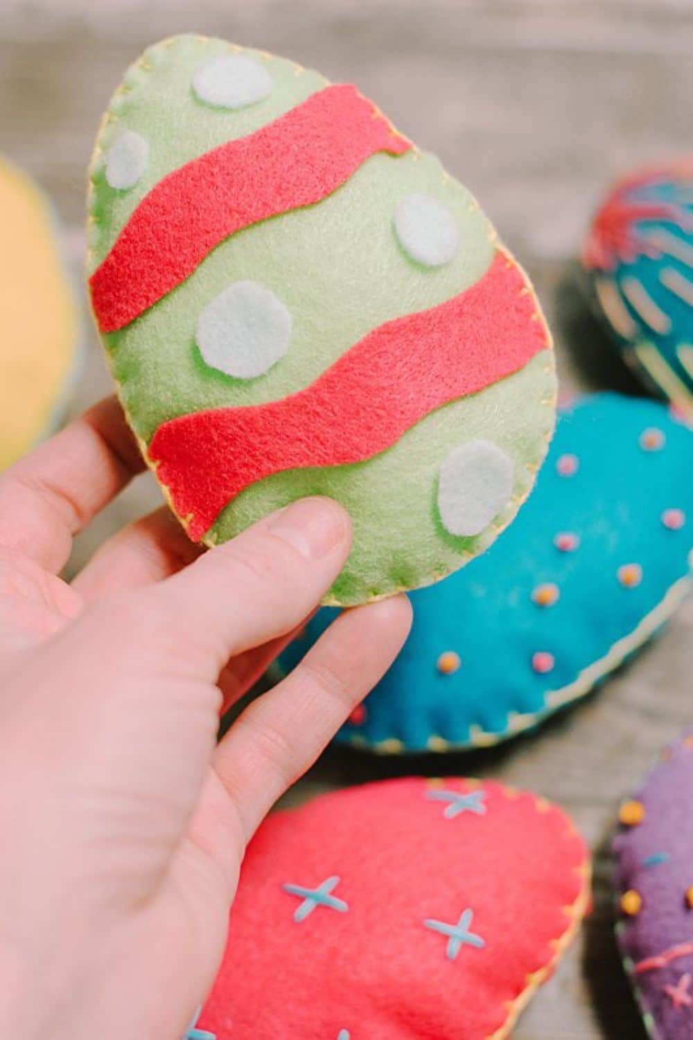 How to Make Felt Easter Eggs | Easy Kids Craft Idea for Spring