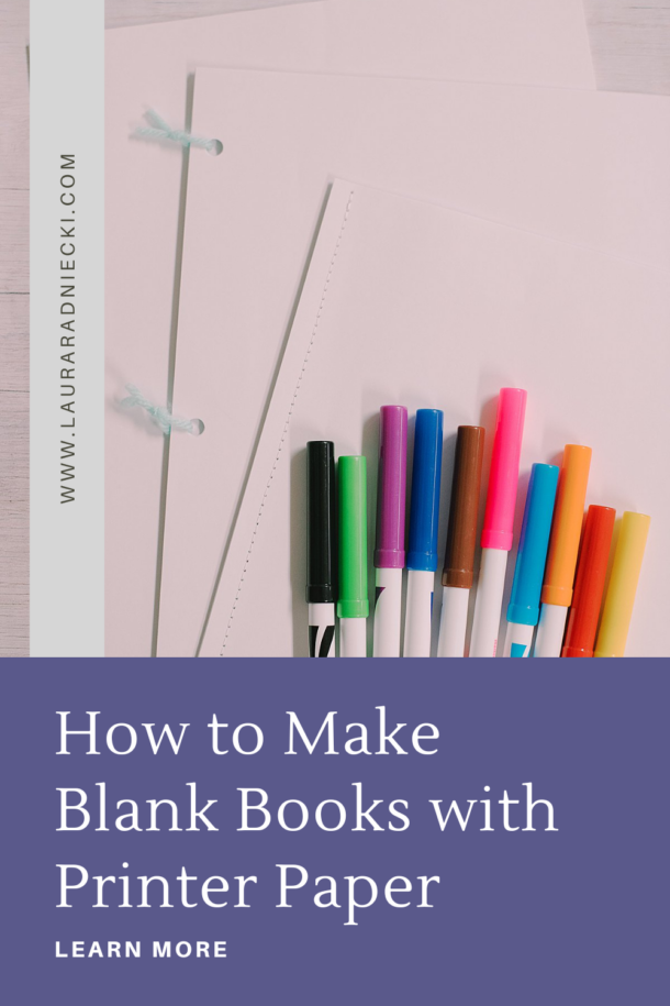 Three Ways to Make Blank Books with Printer Paper for Kids