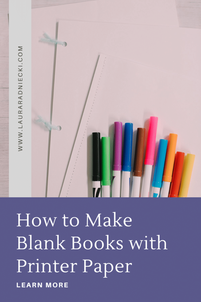 Three Ways to Make Blank Books with Printer Paper for Kids
