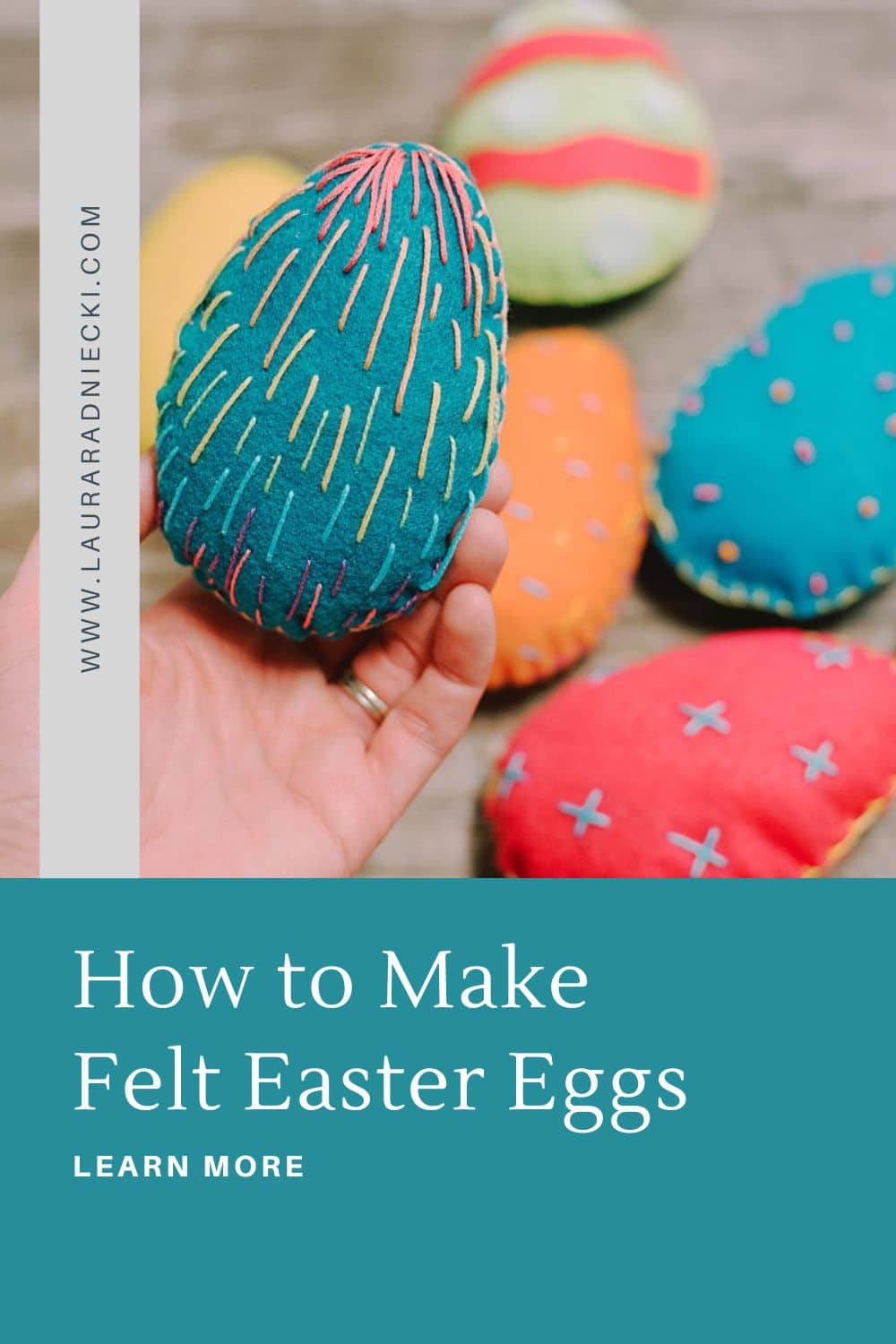 How to Make Felt Easter Eggs | Easy Kids Craft Idea for Spring