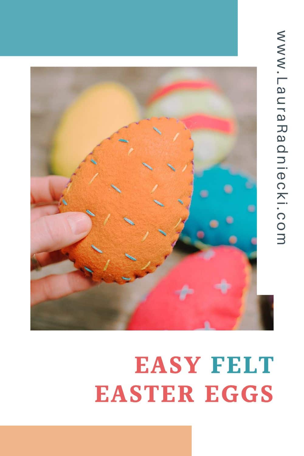 How to Make Felt Easter Eggs | Easy Kids Craft Idea for Spring