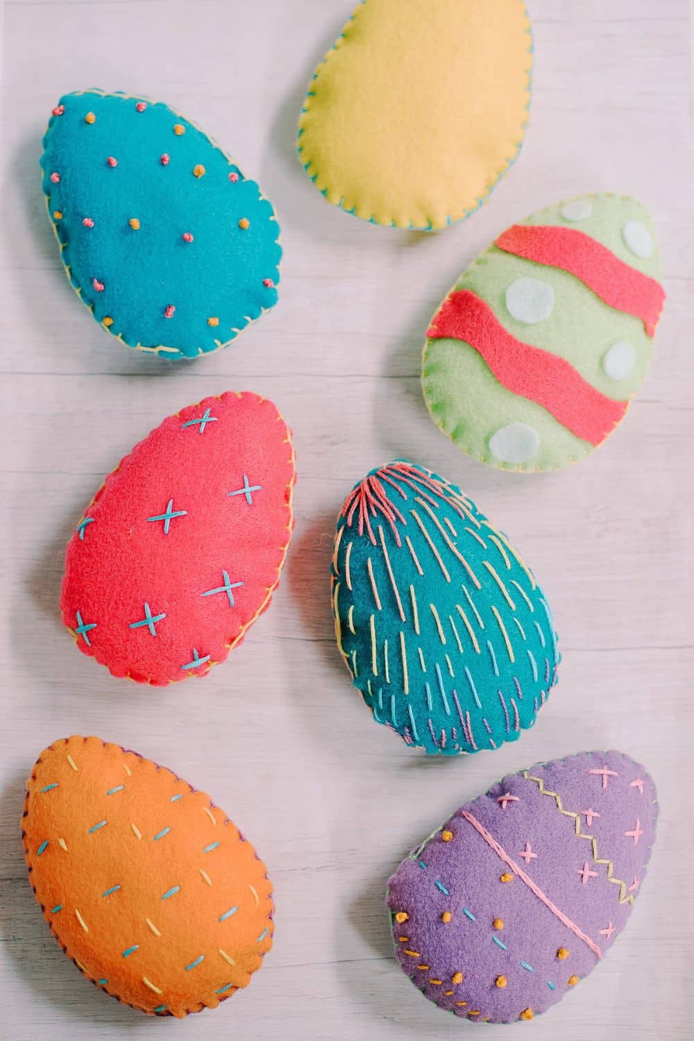 How to Make Felt Easter Eggs | Easy Kids Craft Idea for Spring