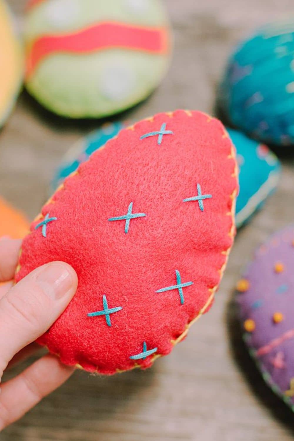 How to Make Felt Easter Eggs | Easy Kids Craft Idea for Spring