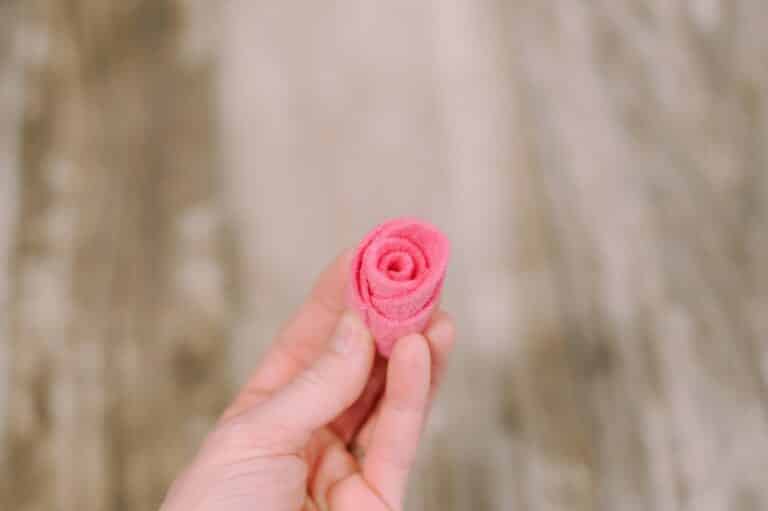 How to Make Felt Rose Flowers | Easy DIY Rose Flower