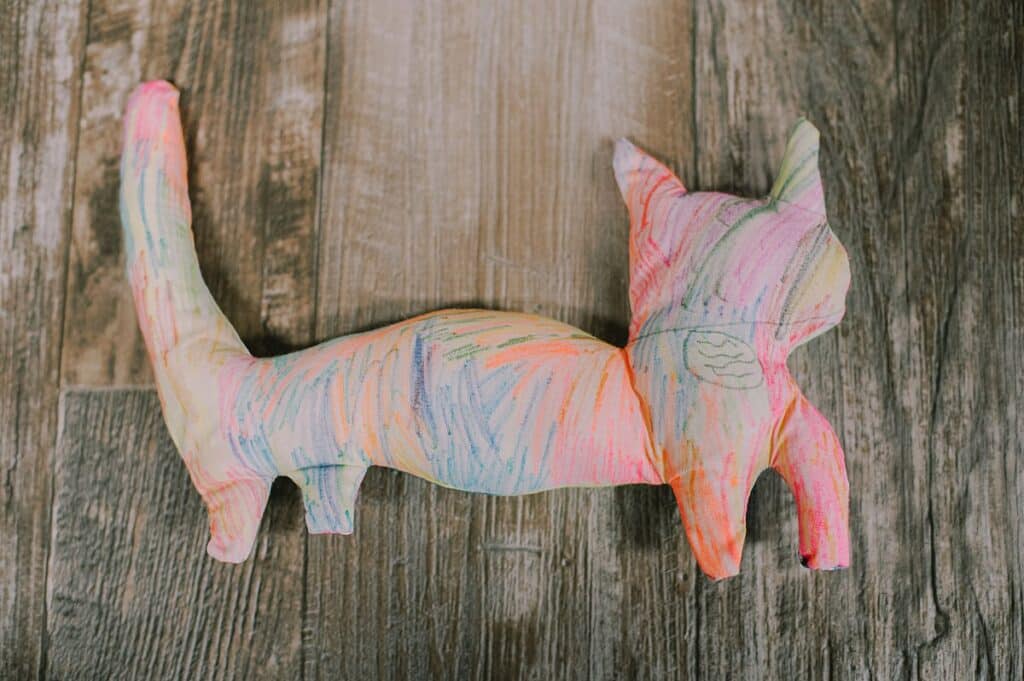 How to Make DIY Cat Stuffed Animal | Kids Craft
