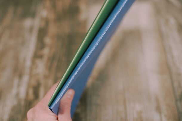 How to Make a DIY Paper Book with Cardstock Cover - Laura Radniecki