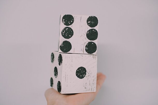 How to Make DIY Jumbo Wooden Dice with Wood Blocks