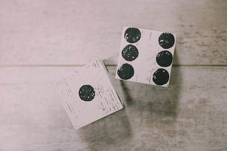 How to Make DIY Jumbo Wooden Dice with Wood Blocks